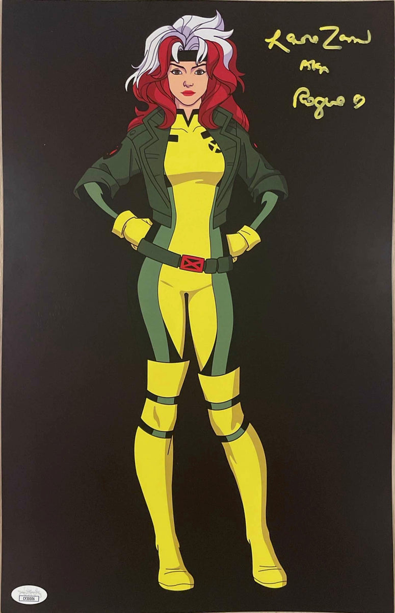 Lenore Zann 11x17 animated x-men Rogue JSA Authenticated – DOTD Dist.