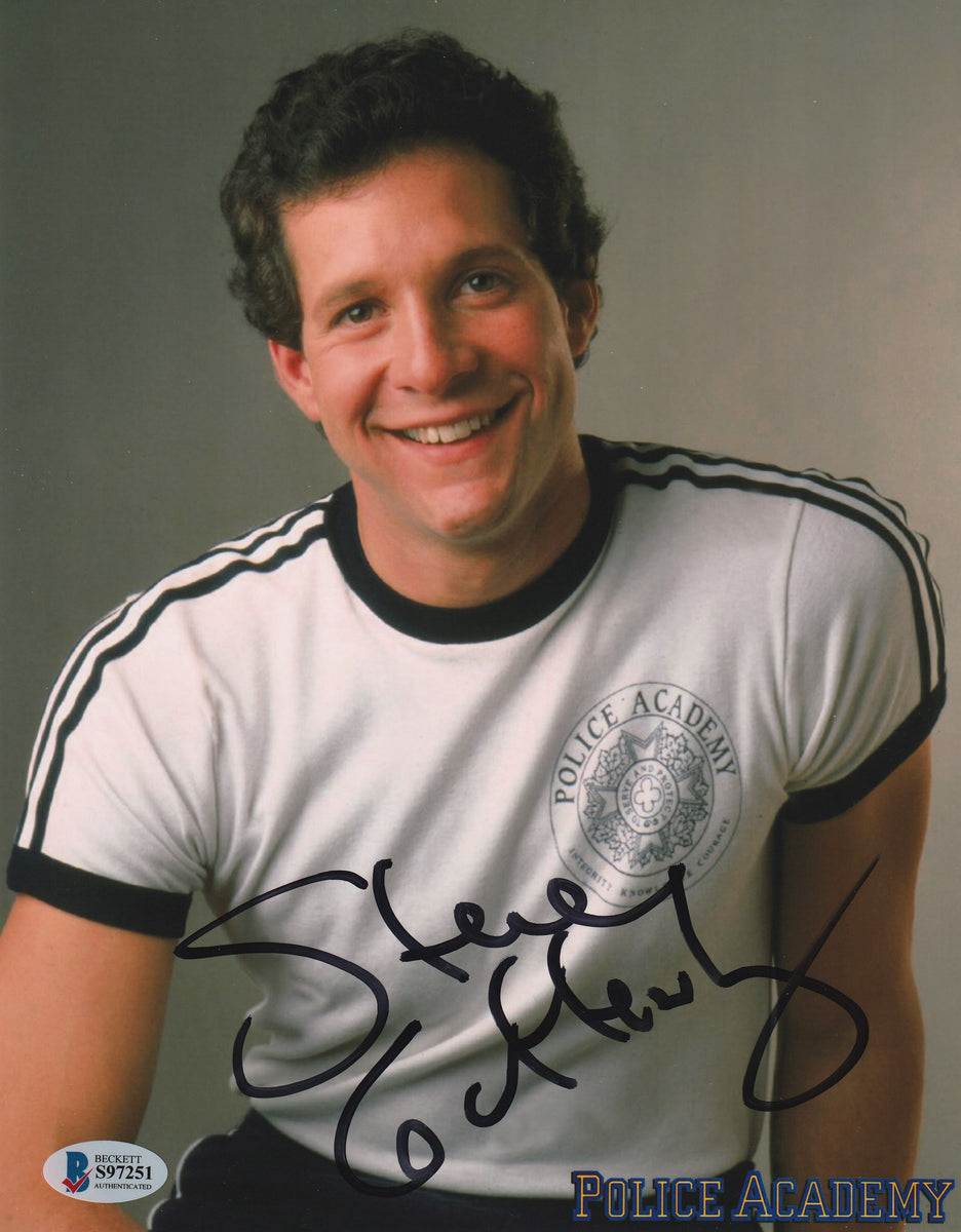 Steve Guttenberg Hand Signed 8x10 Photo Beckett COA Police Academy – DOTD Dist.