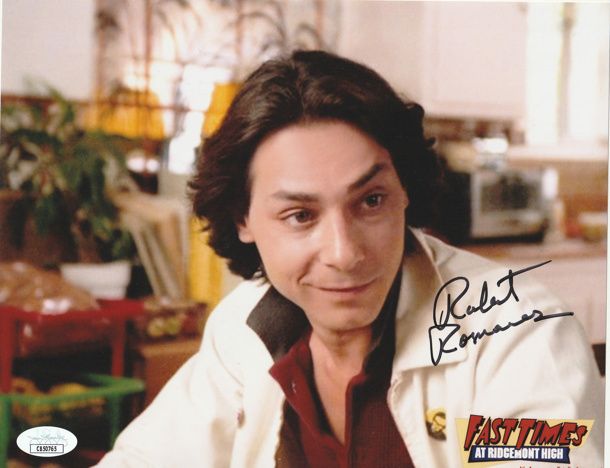 Robert Romanus signed Fast Times At Ridgemont High signed 8x10 JSA – DOTD Dist.