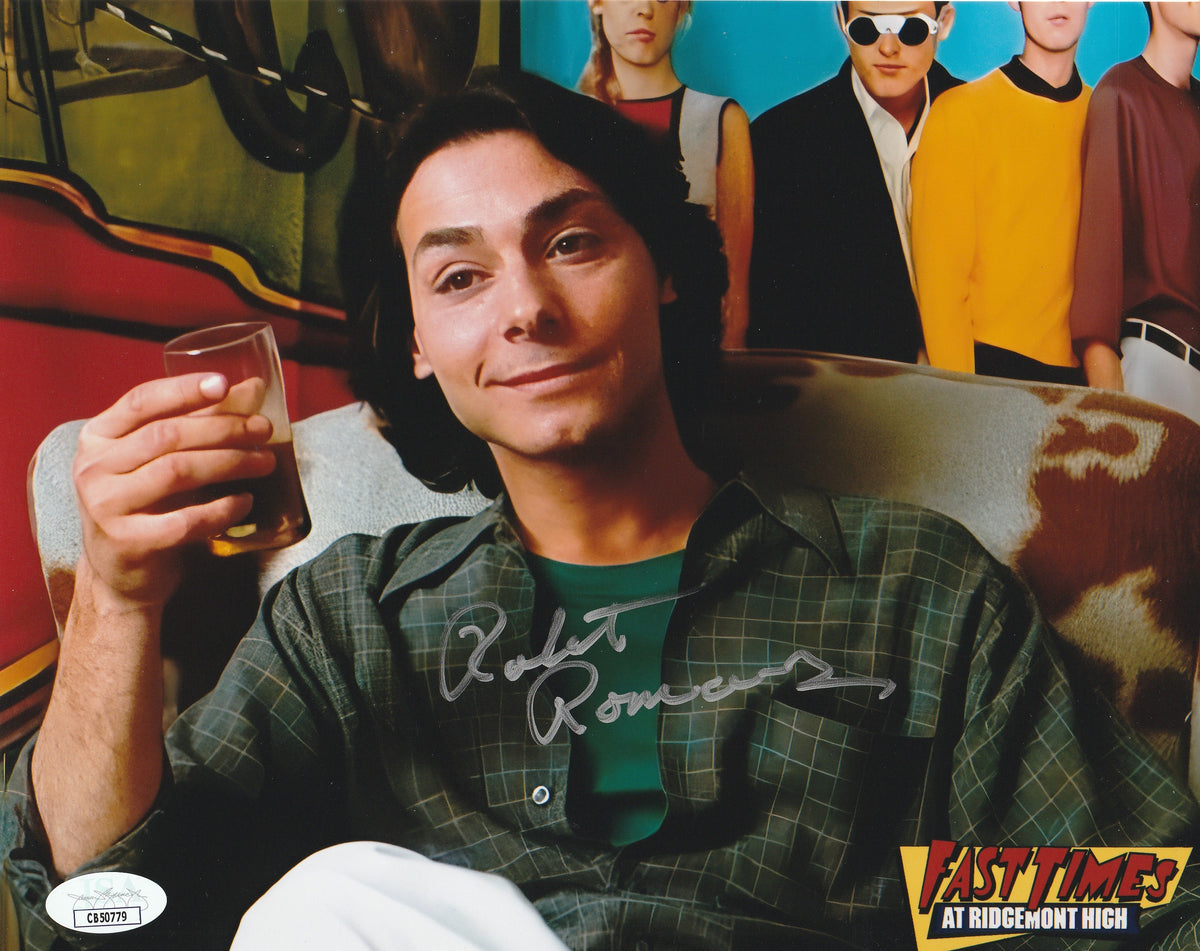 Robert Romanus signed Fast Times At Ridgemont High signed 8x10 JSA – DOTD Dist.