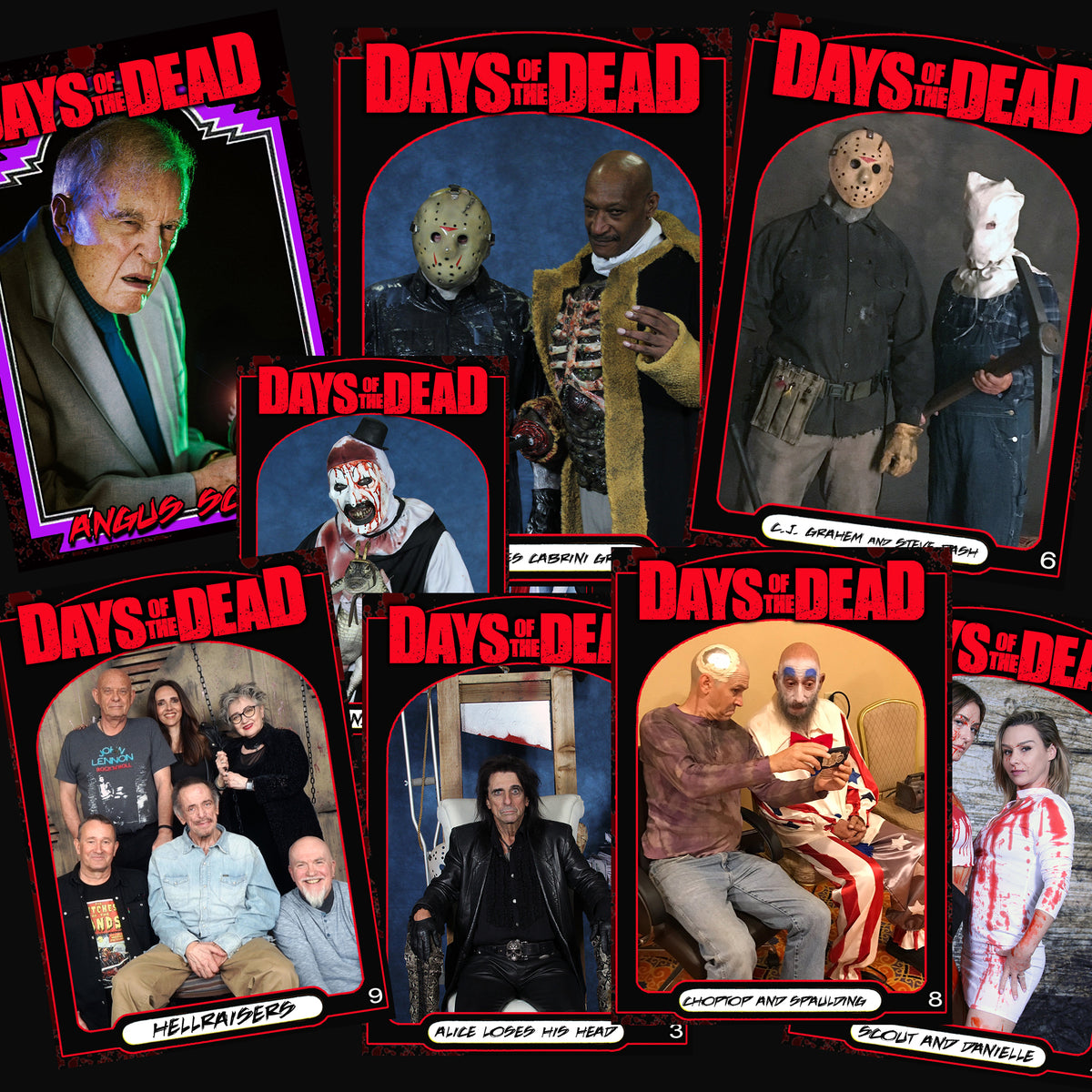 Days Of The Dead Series 1 trading card set with sticker – DOTD Dist.