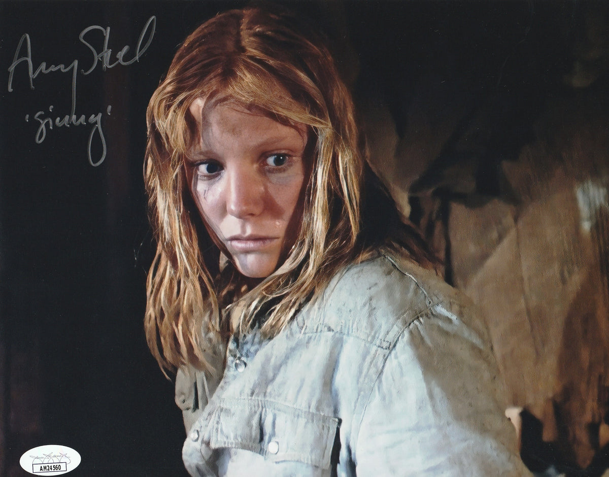 Amy Steel signed Friday The 13th Part 2 8x10 photo. Comes with JSA sti ...