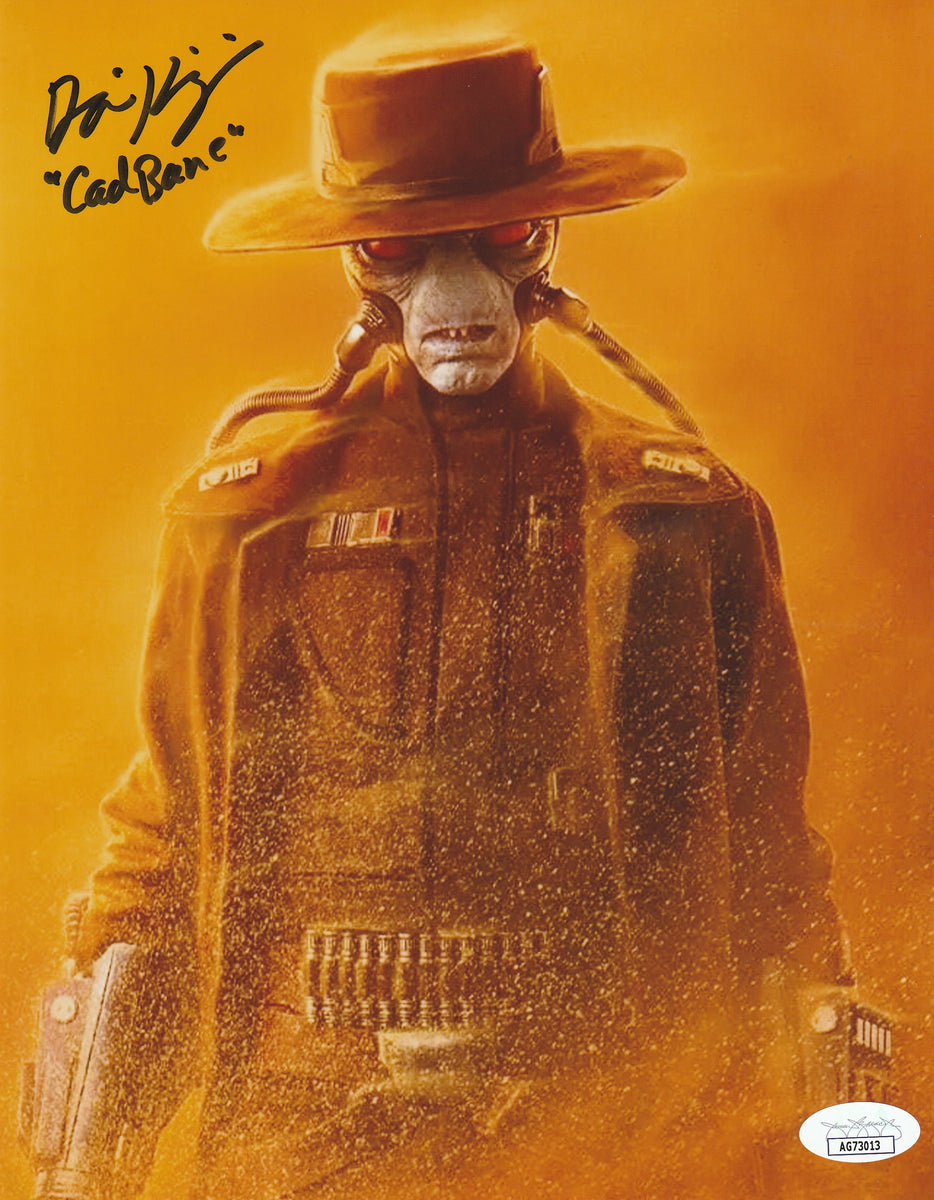 Star Wars Dorian Kingi signed Cad Bane 8x10 JSA sticker – DOTD Dist.