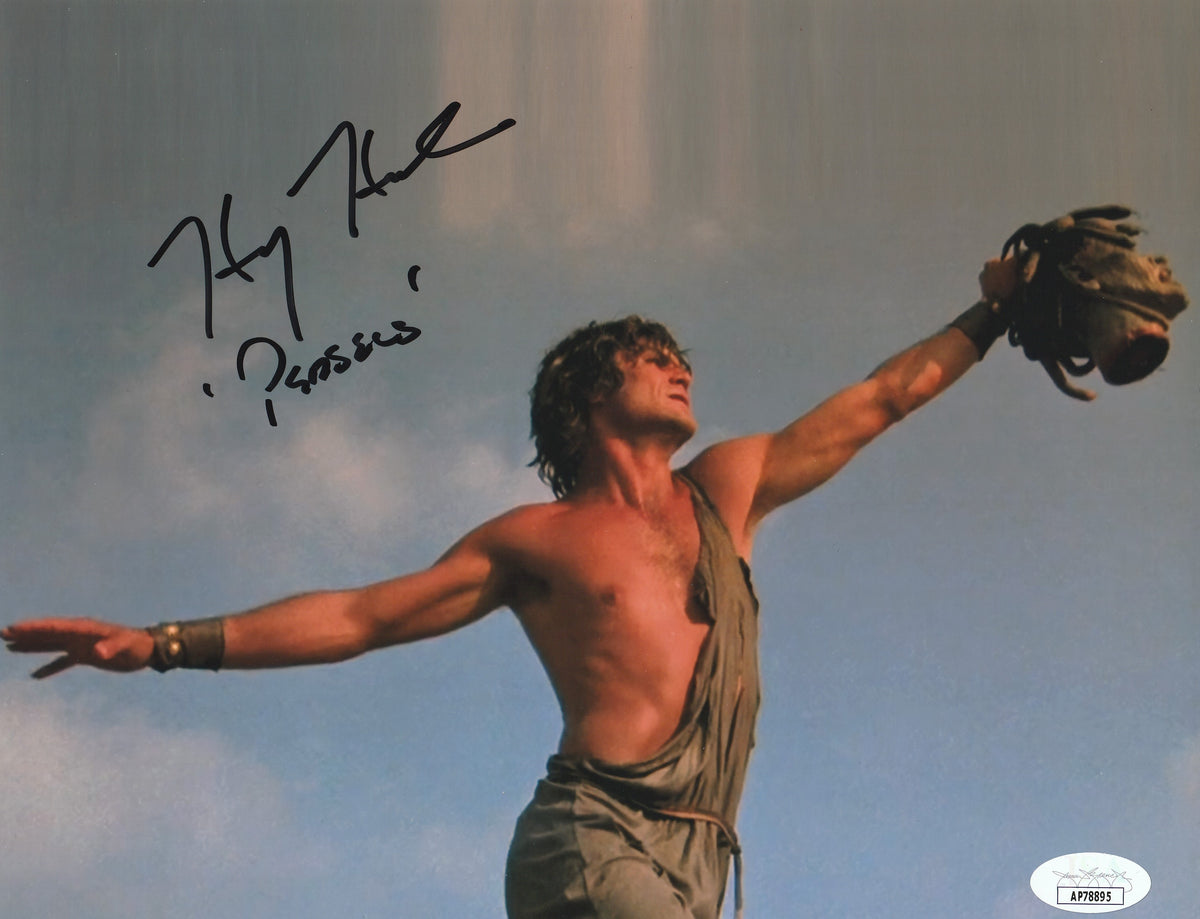 Harry Hamlin signed Clash Of The Titans 8x10 photo JSA – DOTD Dist.
