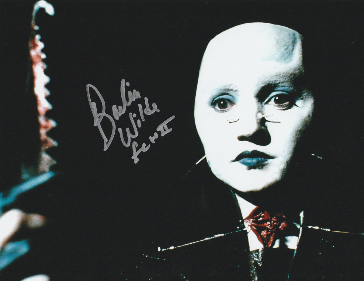 Barbie Wilde signed Hellraiser "female cenobite" 8x10 – DOTD Dist.