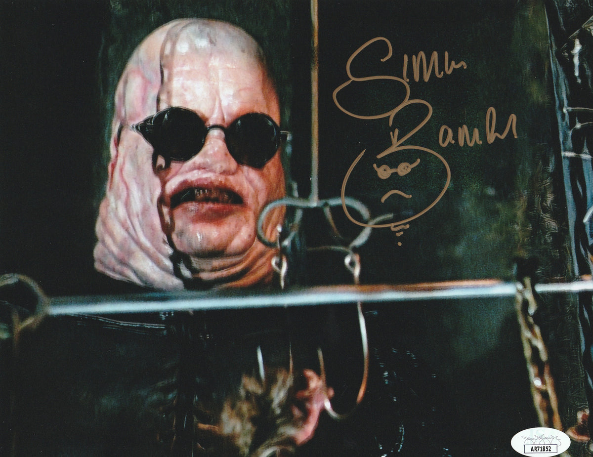 Simon Bamford Hellraiser signed "Butterball) 8x10 JSA – DOTD Dist.