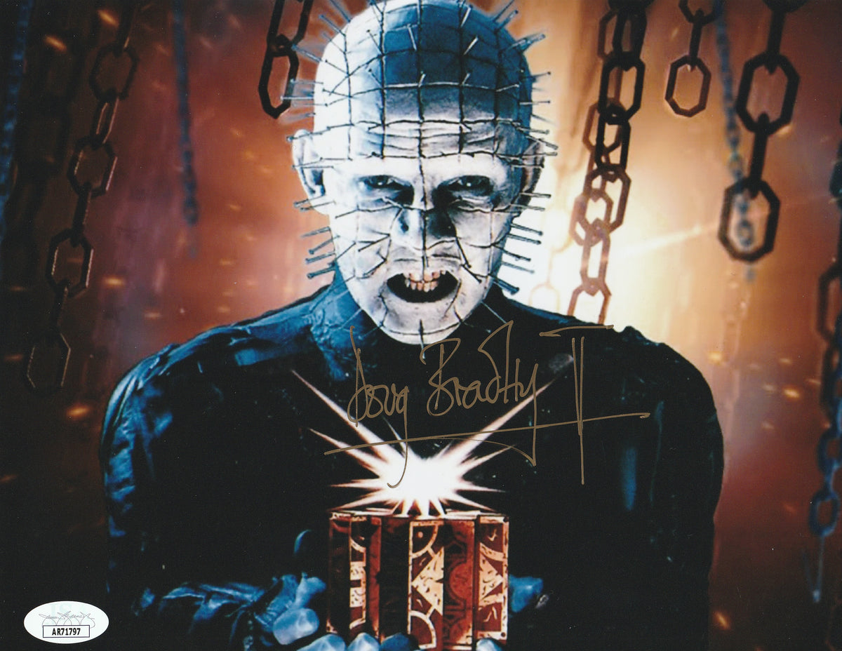 Doug Bradley signed Hellraiser "Pinhead" 8x10 JSA – DOTD Dist.
