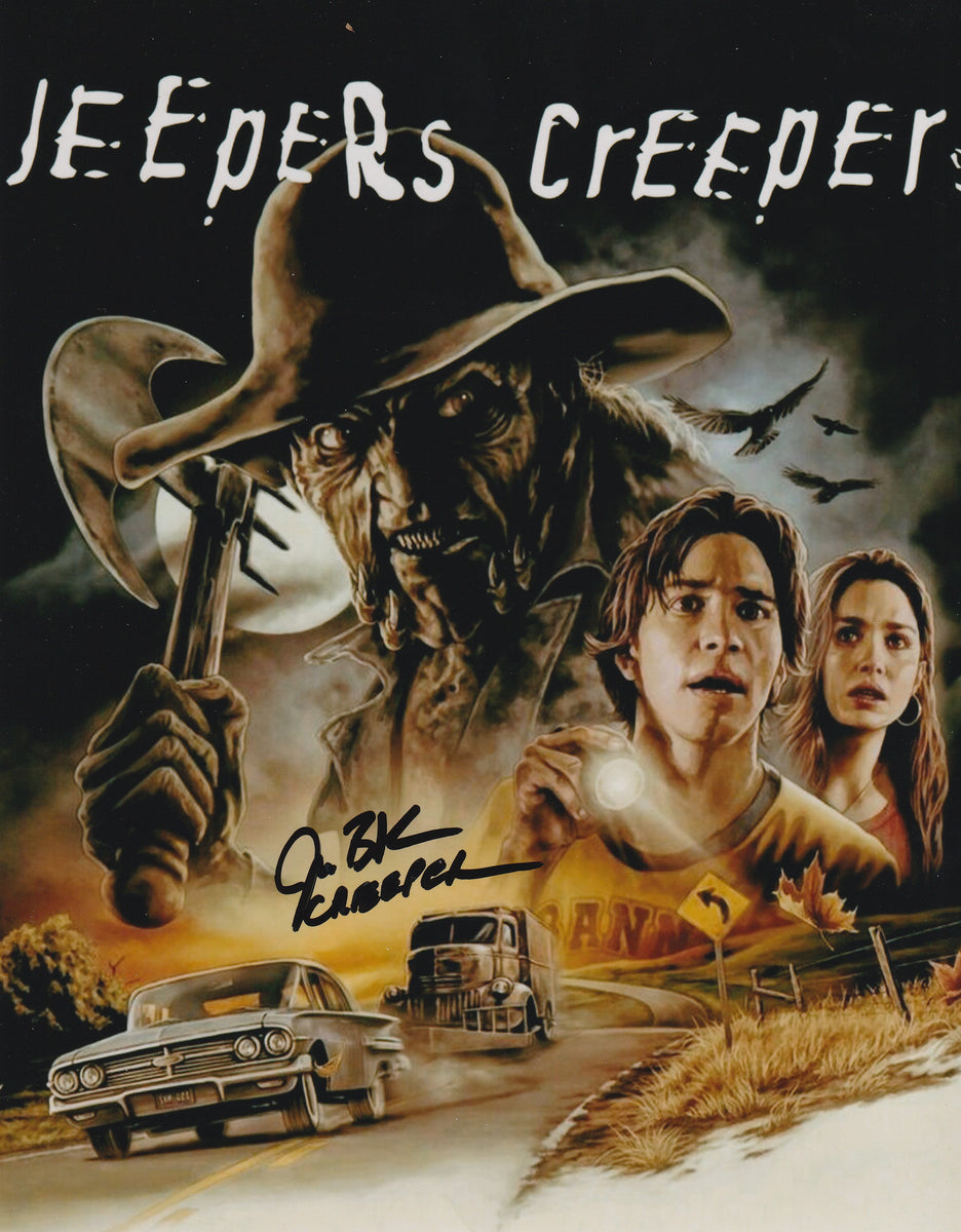 Jeepers Creepers Jonathon Breck signed The Creeper 8x10 photo METALLIC ...