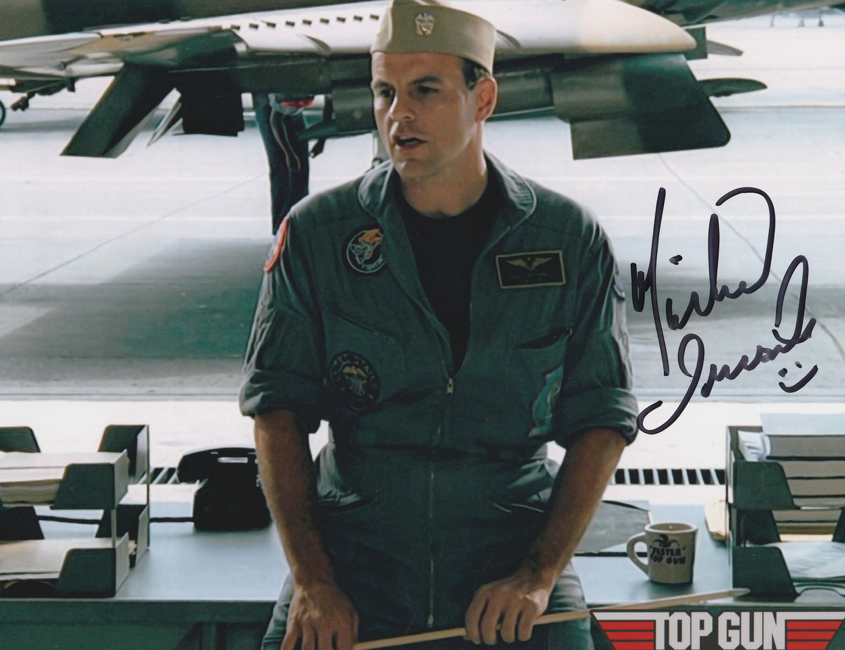 Michael Ironside Top Gun signed 8x10 photo – DOTD Dist.