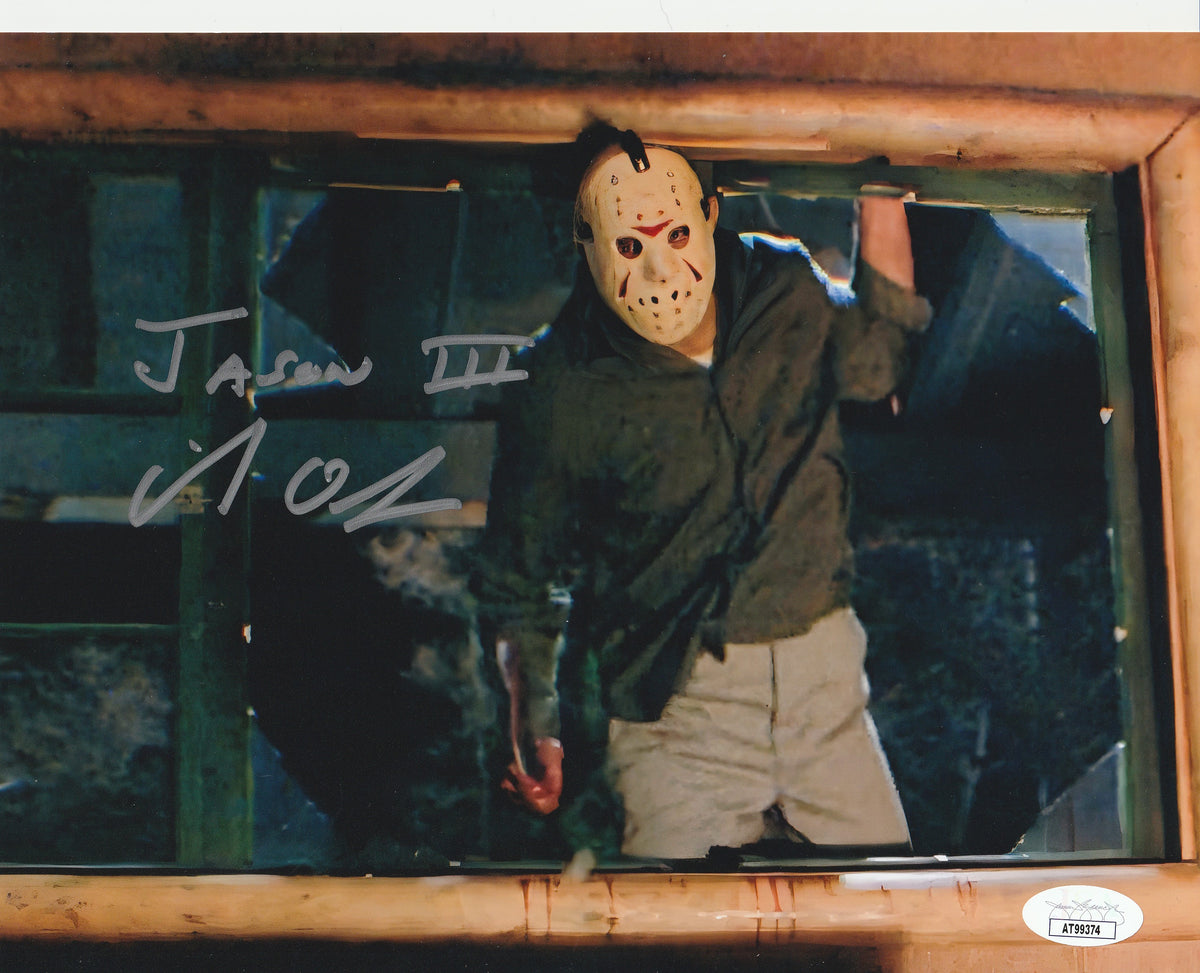 Friday The 13th Part 3 signed Mike Deluna Jason Voorhees 8x10 photo JS ...