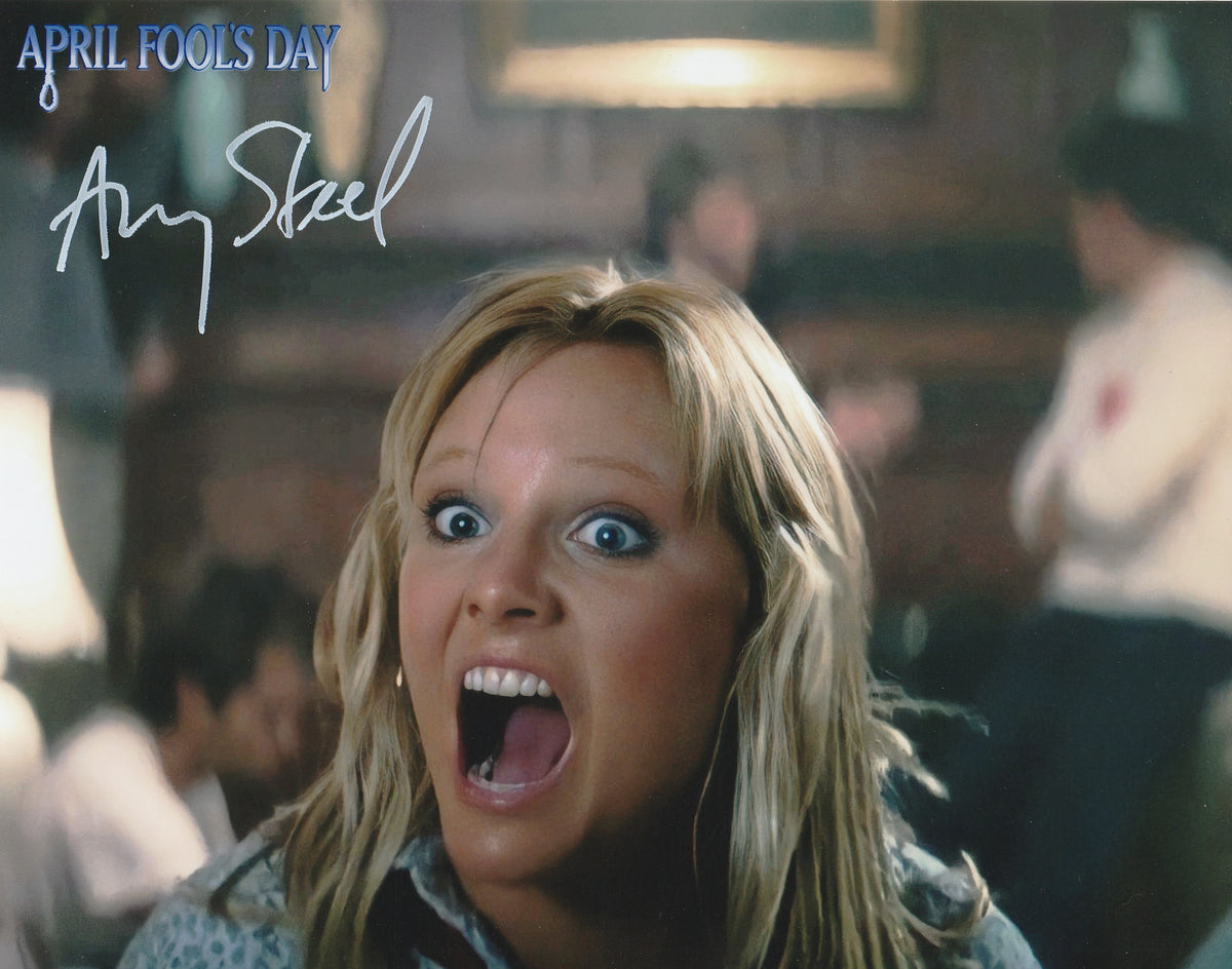 Amy Steel signed April Fools Day 8x10 – DOTD Dist.