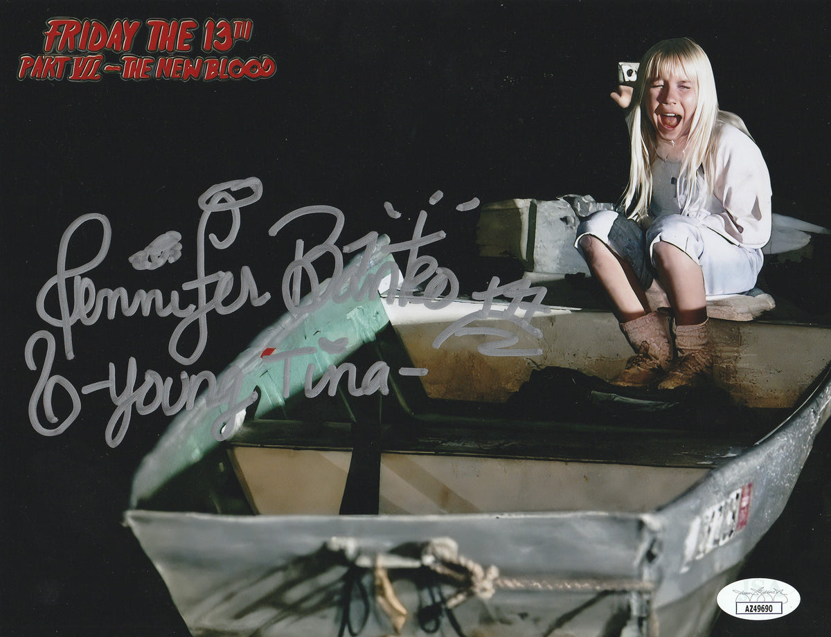 Jennifer Banko signed Friday The 13th 8x10 photo Comes with JSA sticke ...