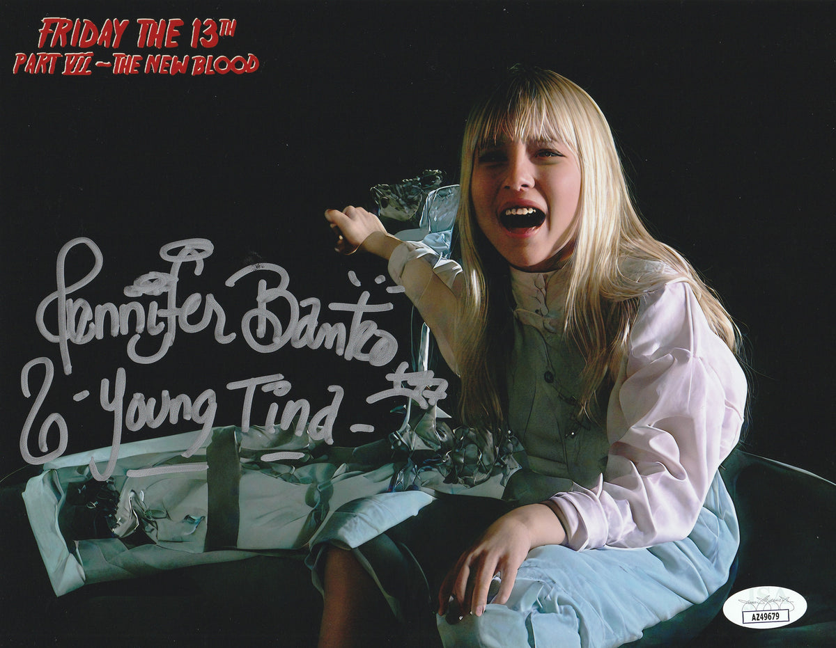Jennifer Banko signed Friday The 13th 8x10 photo Comes with JSA sticke ...