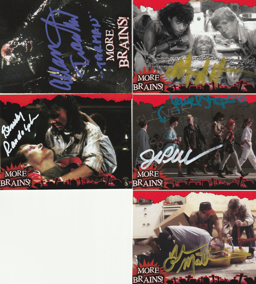 Return Of The Living Dead signed 10 card set Trading card set – DOTD Dist.