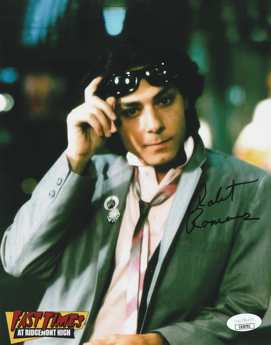 Robert Romanus signed Fast Times At Ridgemont High signed 8x10 JSA ...