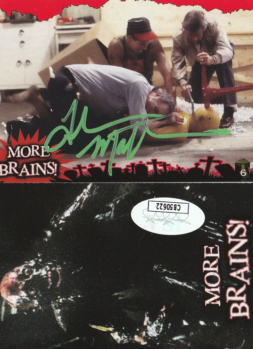 Thom Matthews signed Return Of The Living Dead trading card JSA – DOTD ...