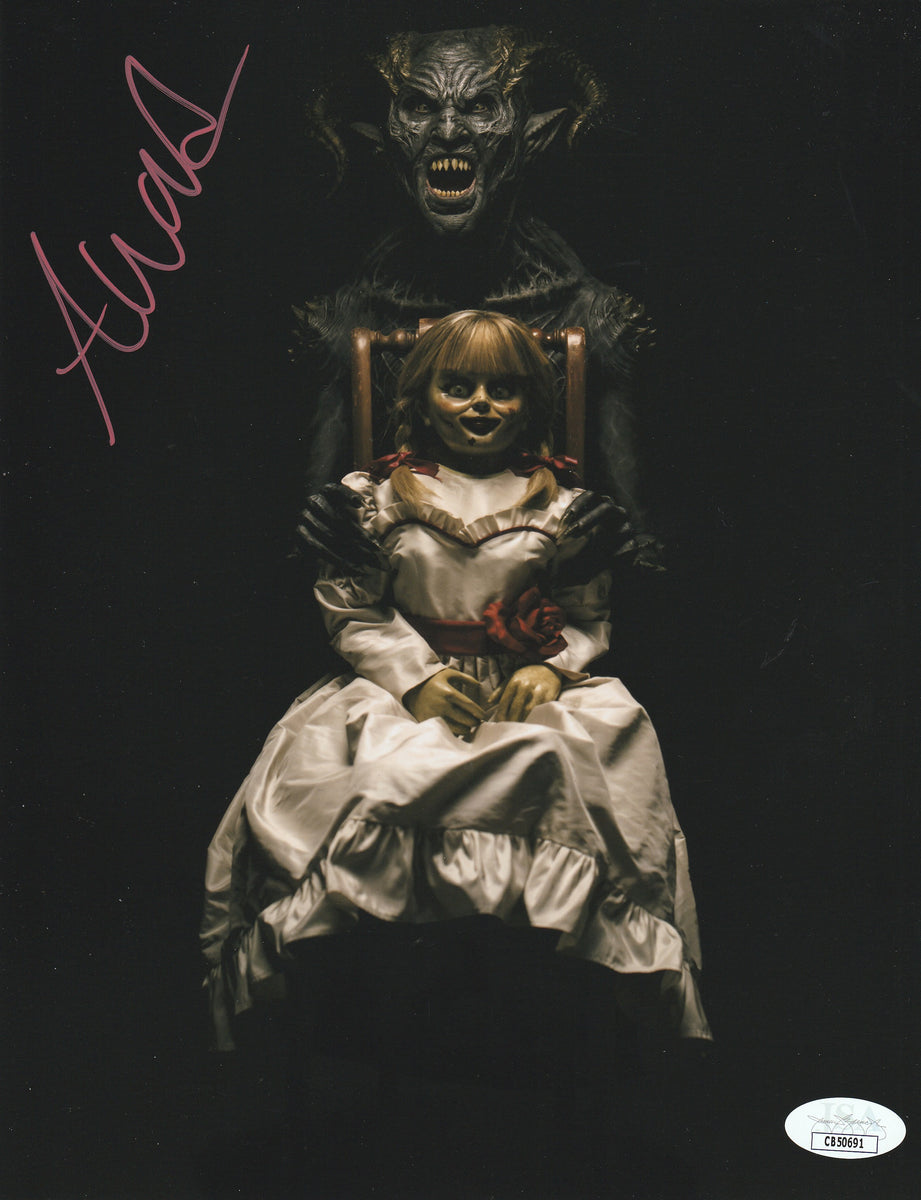 Alex Ward signed Annabelle 8x10 JSA The Conjuring – DOTD Dist.