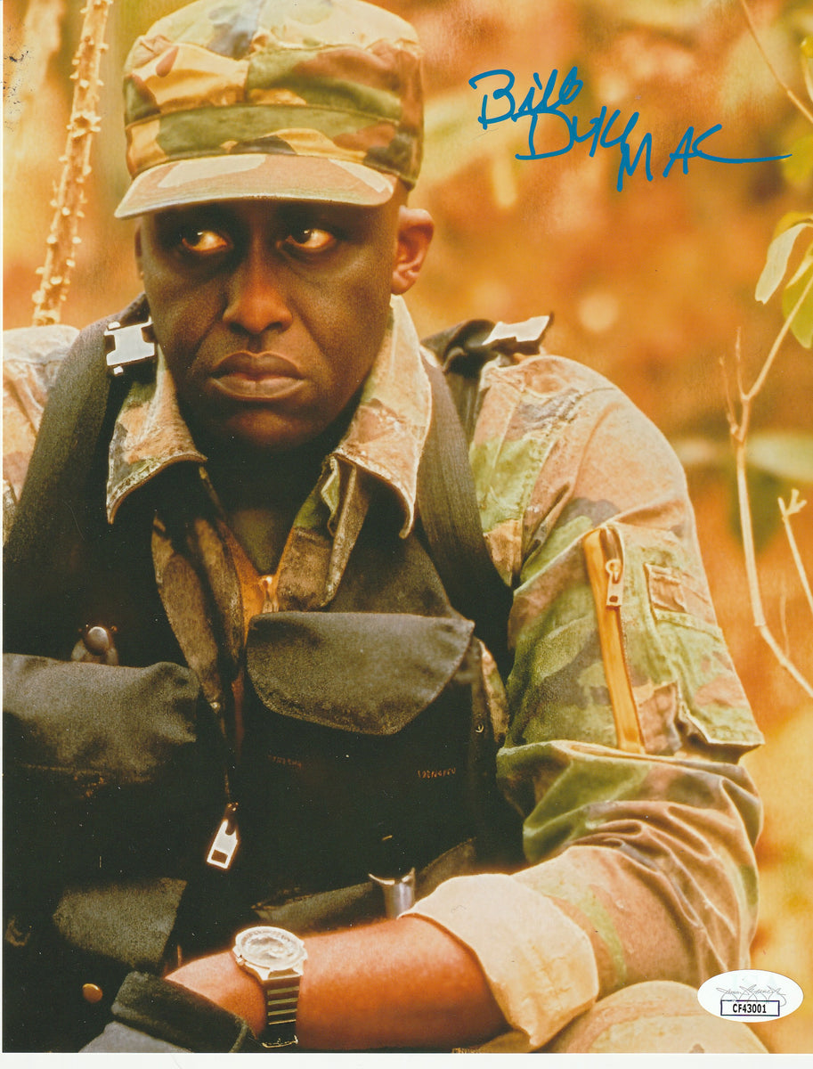 Bill Duke signed Predator 8x10 photo Comes with JSA sticker – DOTD Dist.