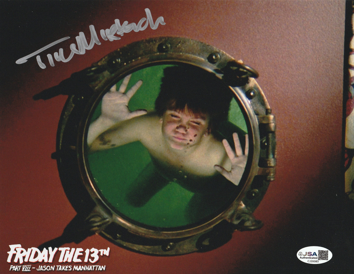 Friday The 13th TIM MIRKOVICH Jason Voorhees signed 8x10 JSA – DOTD Dist.