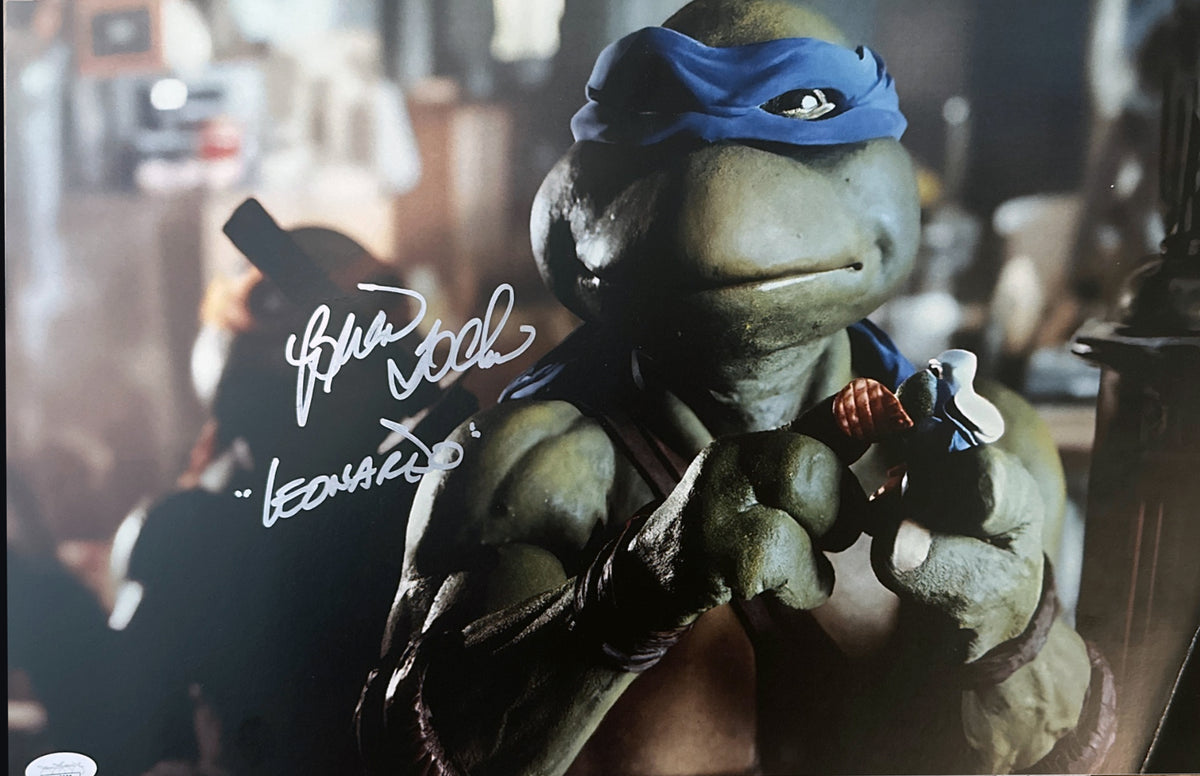 Teenage Mutant Ninja Turtles BRIAN TOCHI signed 11x17 JSA LAST ONE ...