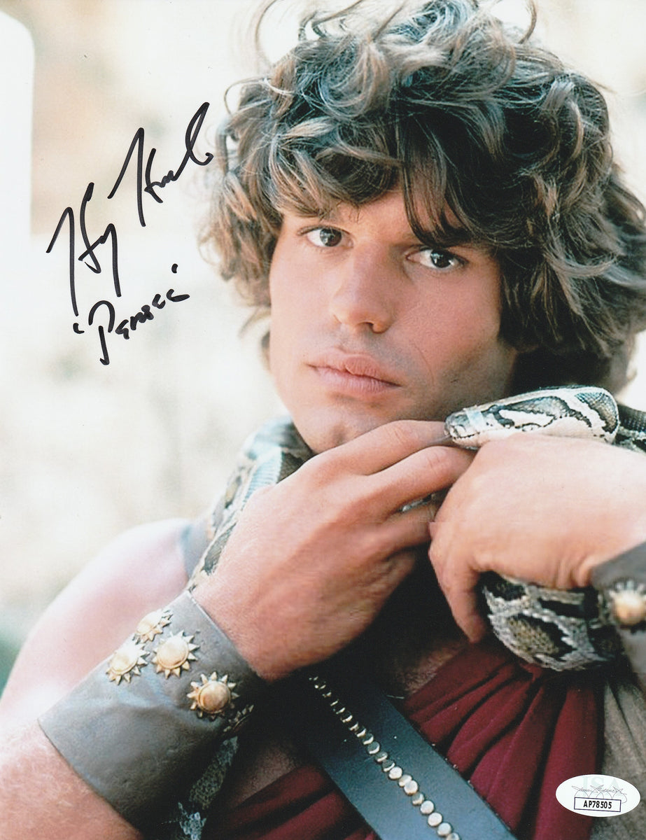 Harry Hamlin signed Clash Of The Titans 8x10 photo JSA – DOTD Dist.