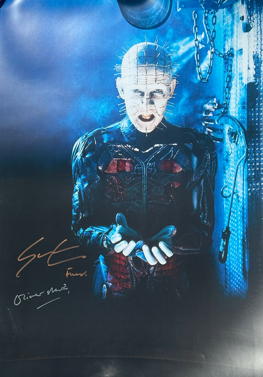 Hellraiser signed 21x29 poster Oliver Smith Sean Chapman JSA – DOTD Dist.