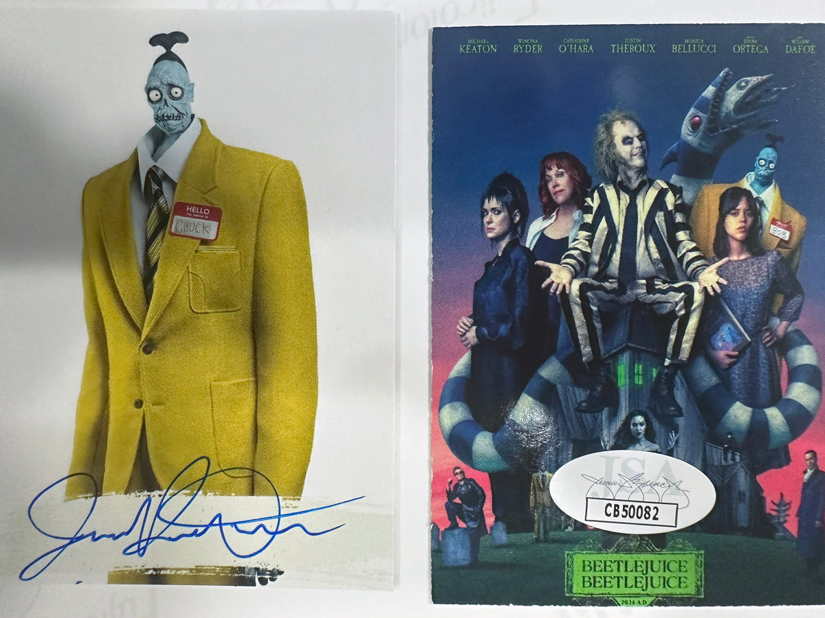 JEWELIANNA RAMOS-ORTIZ signed Beetlejuice trading card JSA – DOTD Dist.