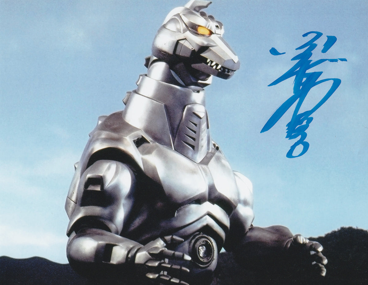 Godzilla Wataru Fukuda signed 8x10 photo GODZILLA vs MECHAGODZILLA JSA ...