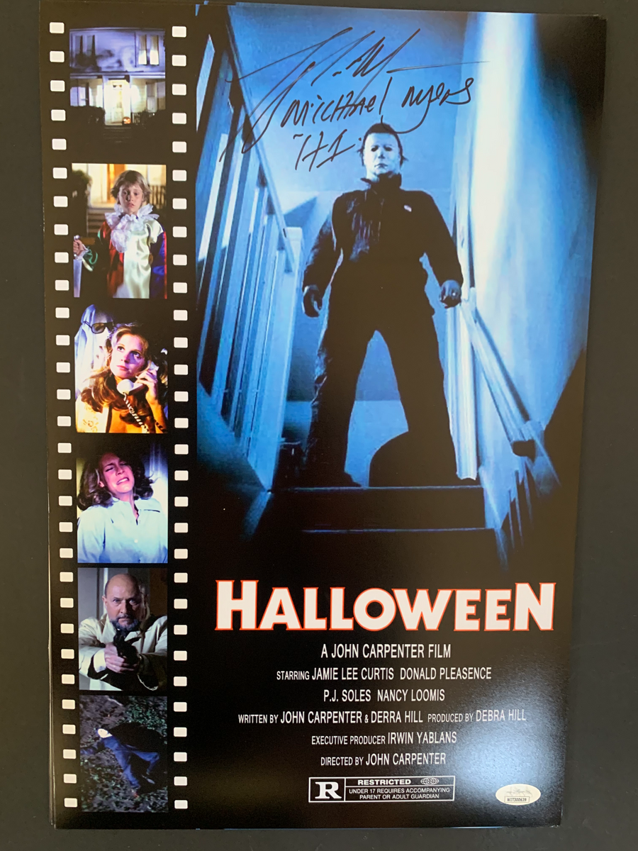 Halloween Tony Moran signed 11x17 poster JSA COA – DOTD Dist.
