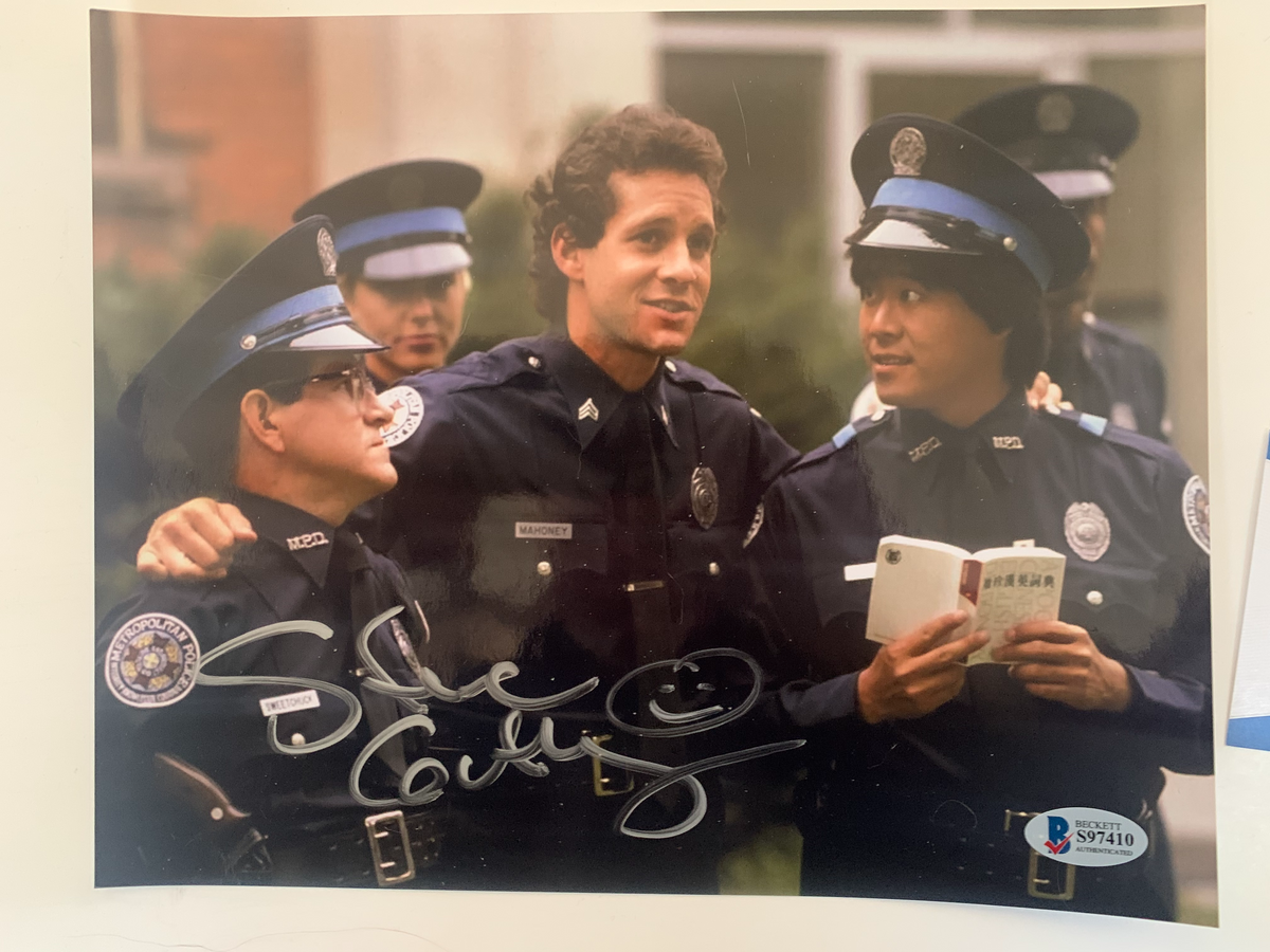 Steve Guttenberg Hand Signed 8x10 Photo Beckett COA Police Academy ...