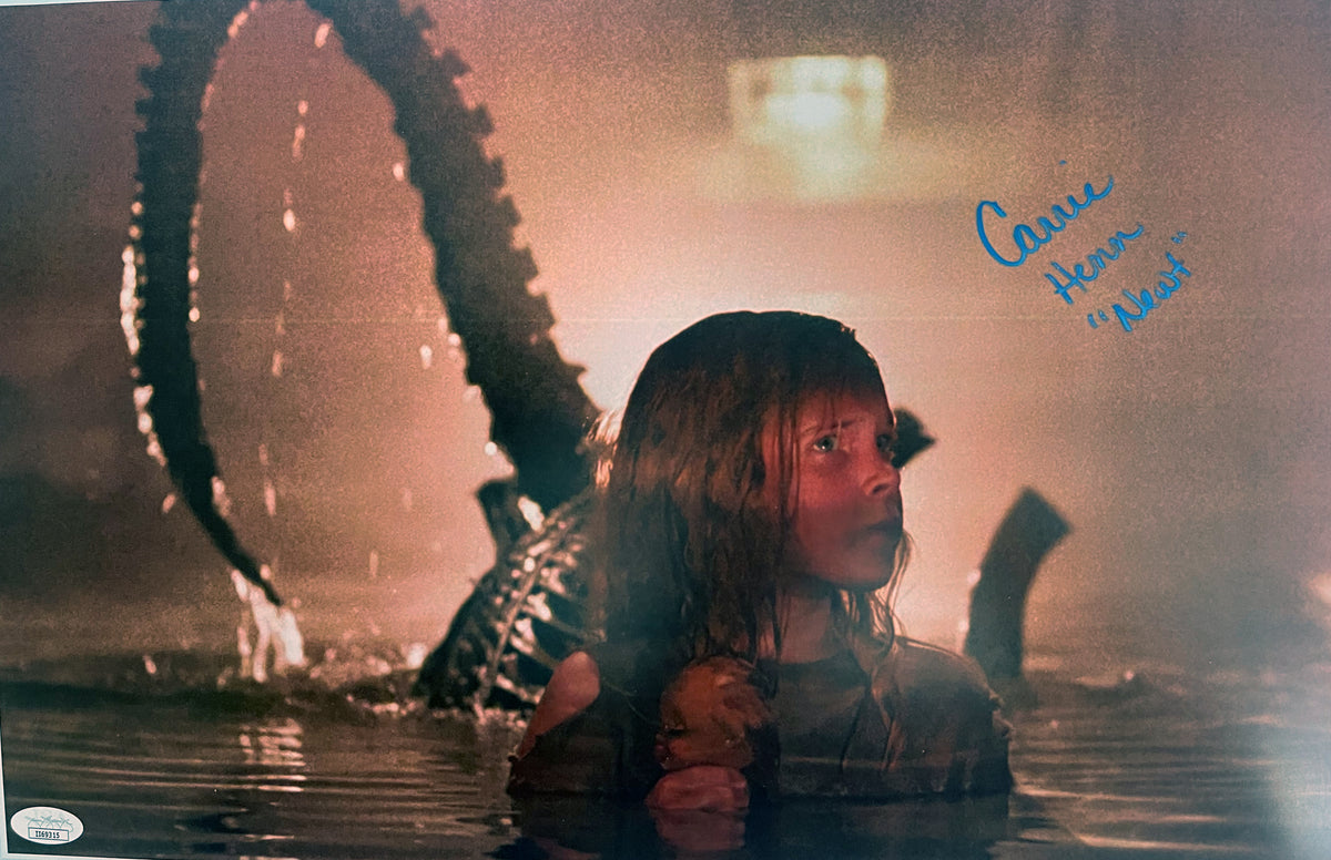 Aliens Carrie Henn signed "NEWT" 11x17 photo – DOTD Dist.