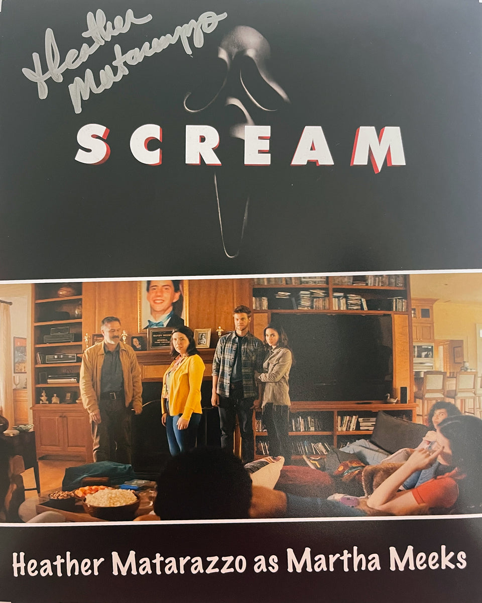 Heather Matarazzo signed Scream 8x10 – DOTD Dist.